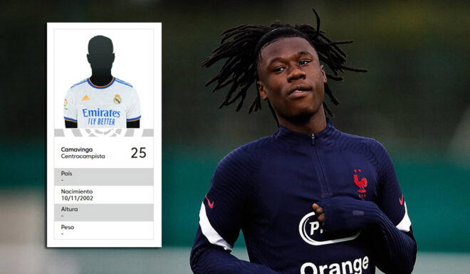 Camavinga en Real Madrid ahora registrado como profesional – Número 25 ...